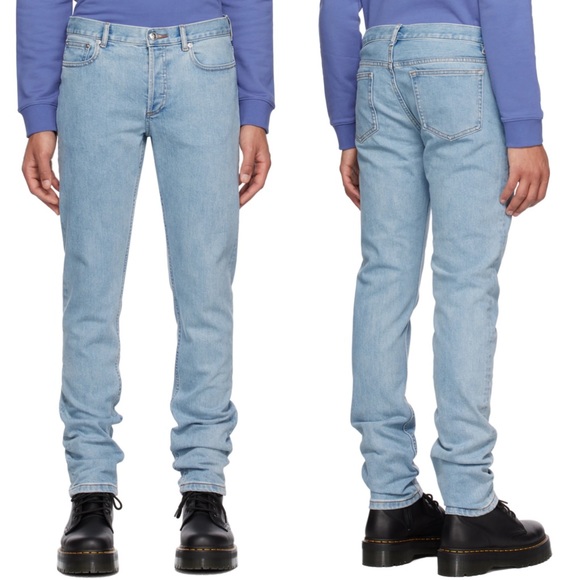 A.P.C. | Jeans | New Apc Blue Petit New Standard Jeans Size 24 | Poshmark